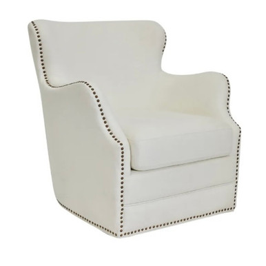 Autumn Swivel Arm Chair Ivory Linen