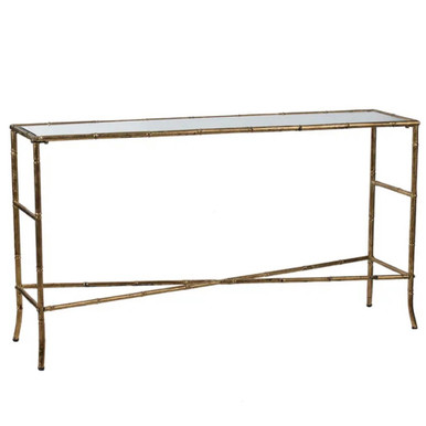 Gold Console Table