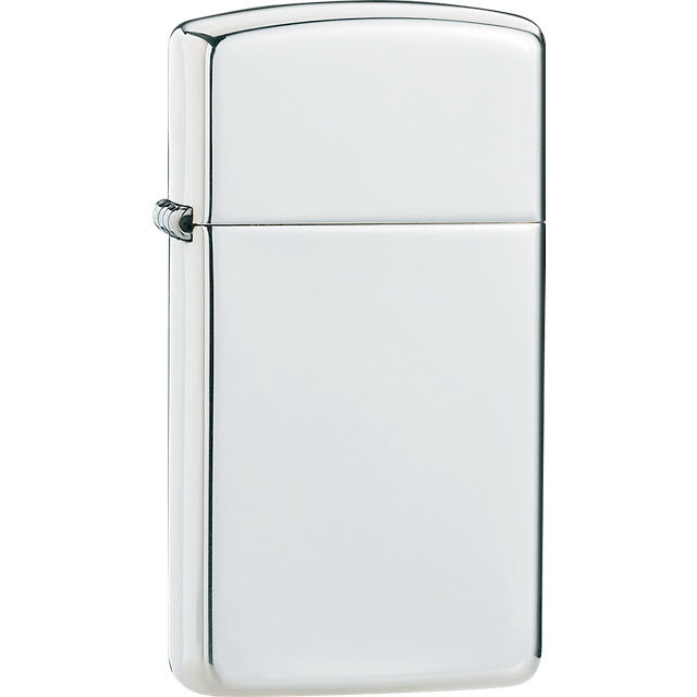 Zippo® Slim® Sterling Silver High Polish Lighter - Engrave Tech