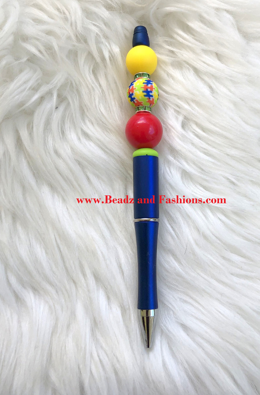 Custom Autism Beadable pen