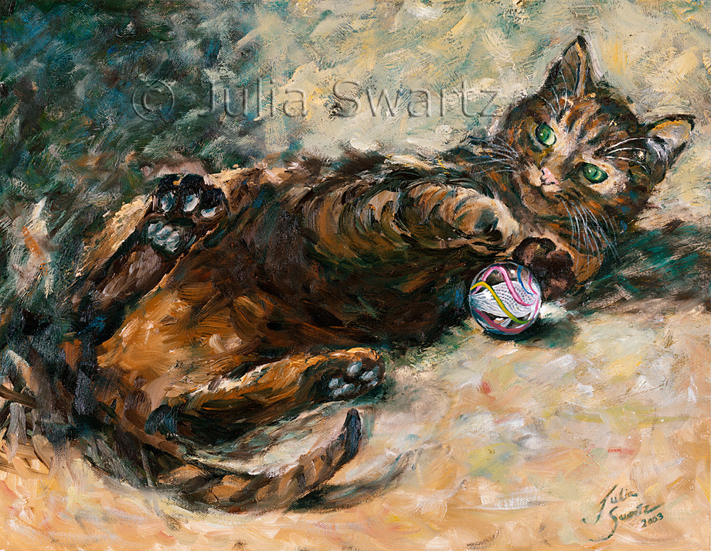 Max's Marble Oil Painting