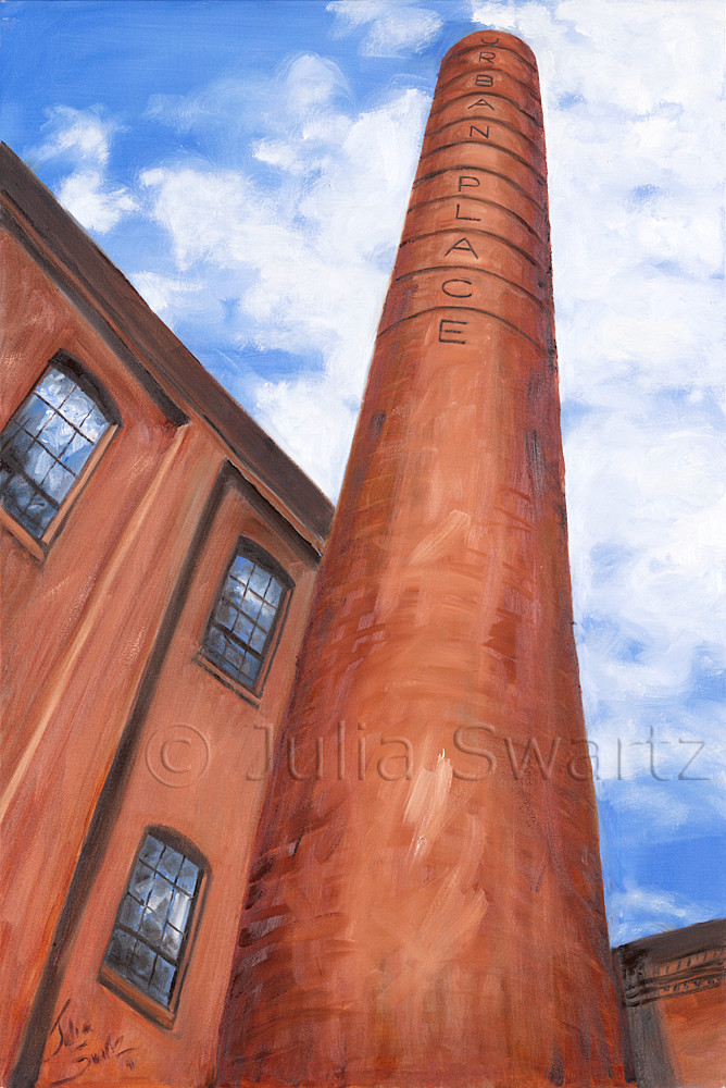 Central Market Oil Painting