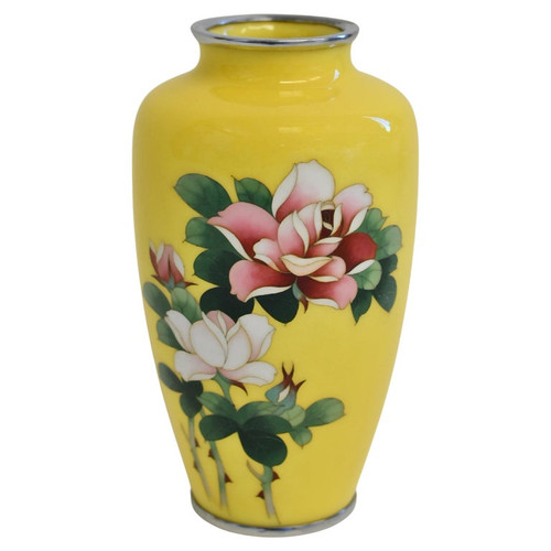 ando jubei yellow vase