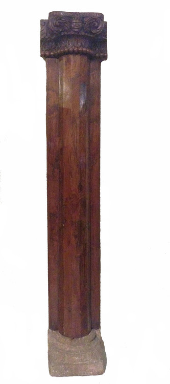 ANTIQUE EAST INDIAN COLUMN - BAO ANTIQUES