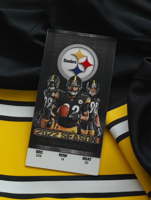2022 Pittsburgh Steelers Season Ticket - Wendell August Forge