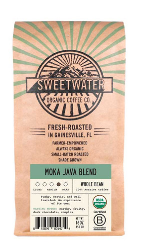 Organic Moka Java Coffee - Viennese Roast - Fair Trade