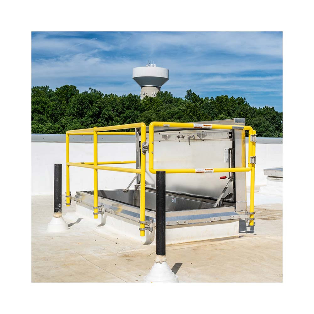 Aluminum Service Stair Roof Hatch 30" x 96": Hollow-Metal