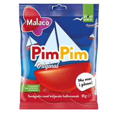 MALACO PIM PIM RASPBERRY BOATS GUMMY | MARINA MARKET