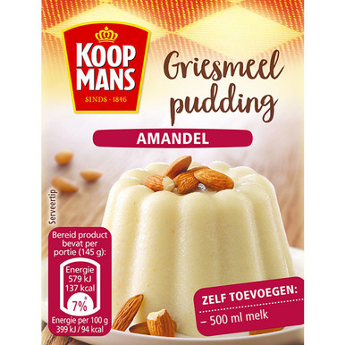 KOOPMANS ALMOND PUDDING MIX | MARINA MARKET