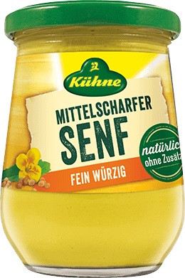 KUHNE SENF MITTELSCHARF (MEDIUM HOT MUSTARD) | MARINA MARKET