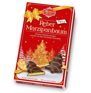 REBER PISTACHIO MARZIPAN TREE Marzipanbaum