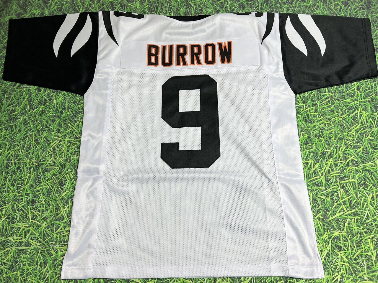 JOE BURROW CUSTOM PRO STYLE WHITE JERSEY