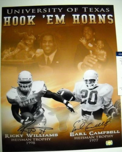 VINCE YOUNG AUTOGRAPHED TEXAS LONGHORNS 16X20 PHOTO AASH