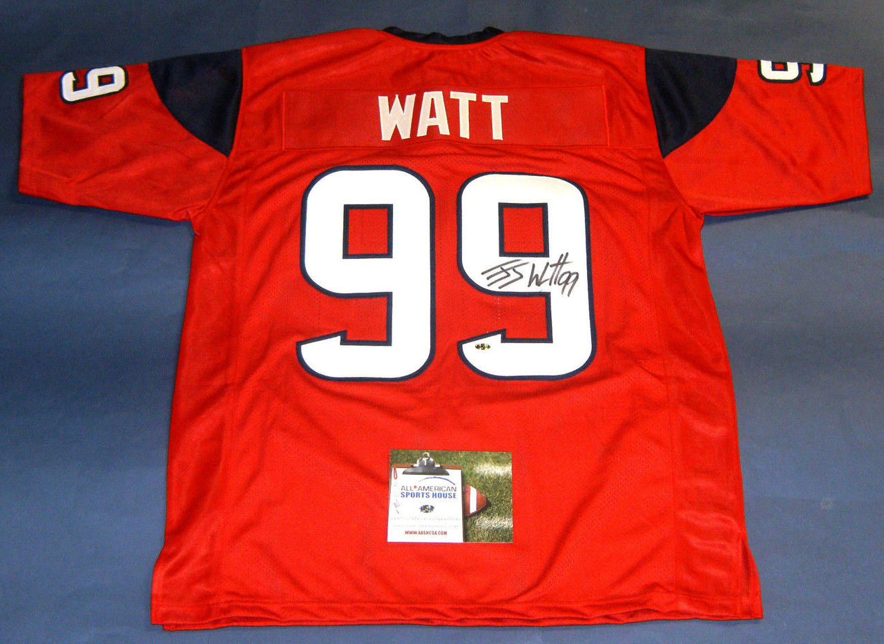 JJ WATT CUSTOM PRO STYLE BLUE JERSEY