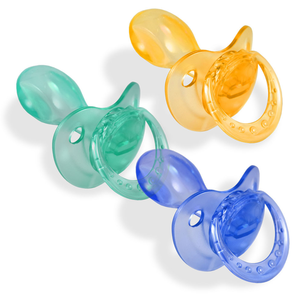 Pacifier Addict | Small Shield Crystal Adult Orthodontic Pacifier