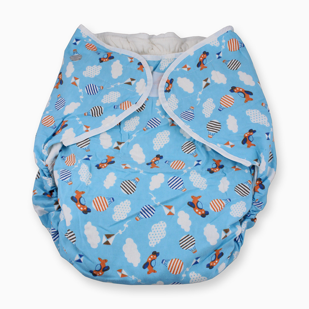 Omutsu Bulky Adult Cloth Diaper - Planes - Rearz.com