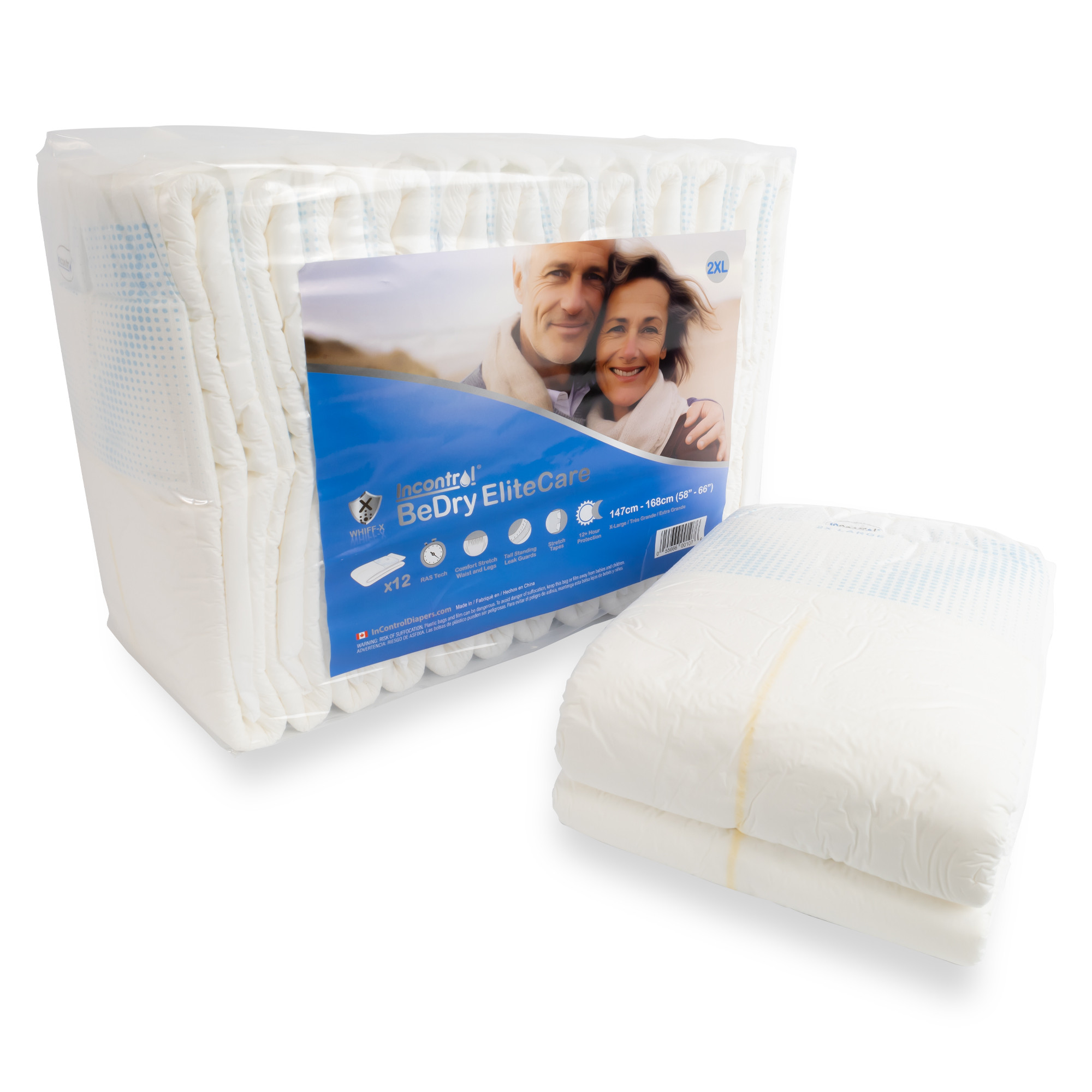 Adult Incontinence Briefs | InControl BeDry EliteCare