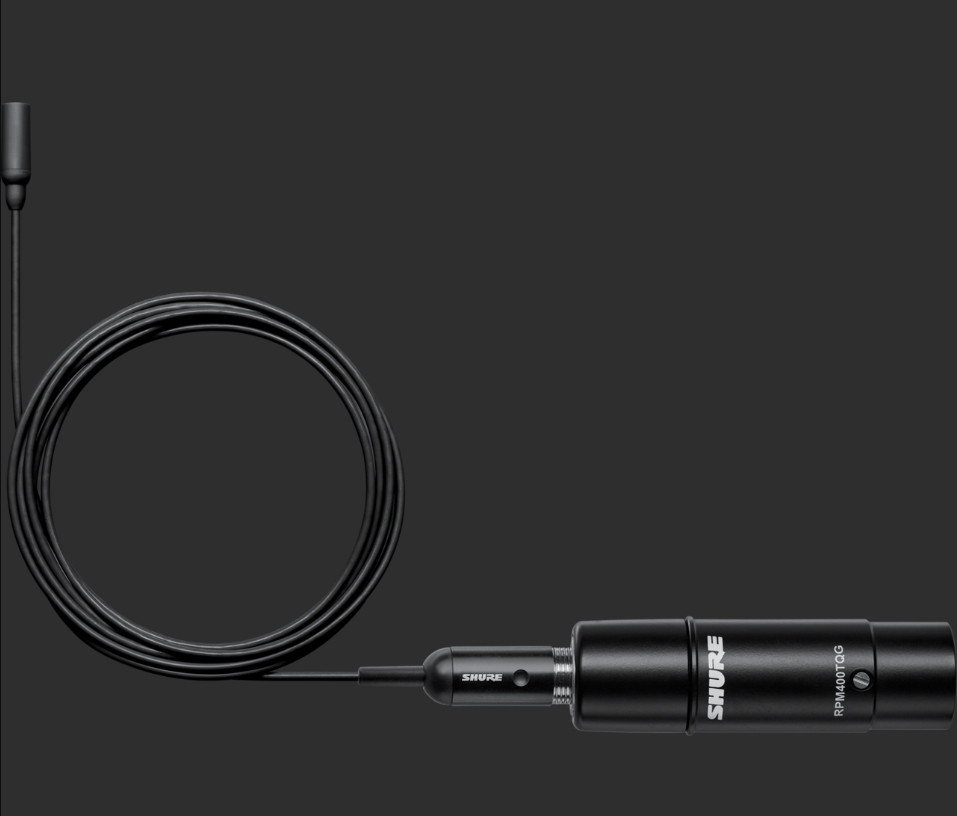 Shure TL48B/O-XLR-A Subminiature Lavalier Microphone with Accessories ...