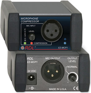 Radio Design Labs EZ-MCP1X Microphone Compressor - Pro AV Warehouse