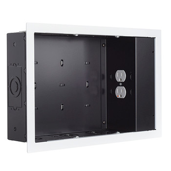 Chief PAC526FBP4 In-wall Storage Box with 4 Receptacle Filter & Surge ...