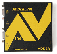 Adder ALAV104T-US AdderLink AV VGA Digital Signage 4 way Transmitter ...