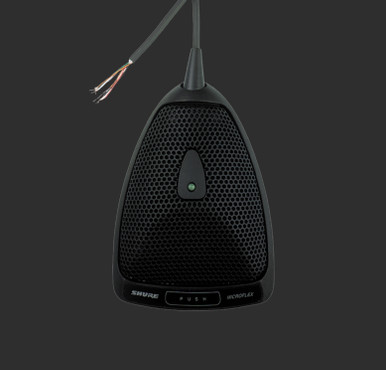 Shure MX392BE/O Microflex Omni Boundary Microphone with Programmable ...