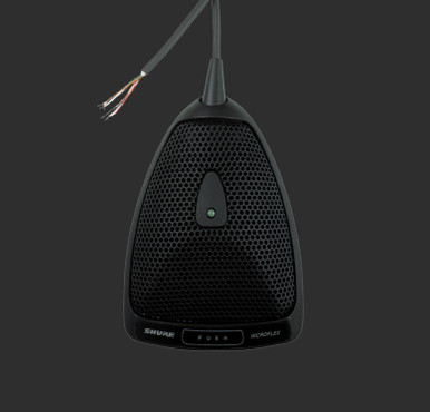 Shure MX392BE/S Microflex Supercardioid Boundary Microphone with ...