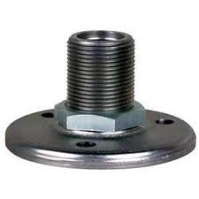 Shure A12B 5/8"-27 Threaded Mounting Flange, Black - Pro AV Warehouse