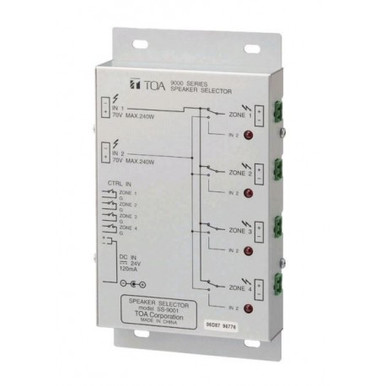 TOA SS-9001PS Speaker Selector, - Pro AV Warehouse