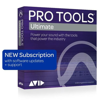 Avid Pro Tools Ultimate 1yr Subsciption Register Any Time