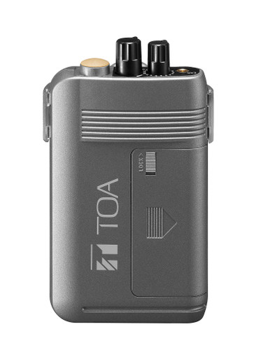 TOA WT-5100 H01 Portable UHF Wireless Tuner. 16 channel. Monitor Output ...