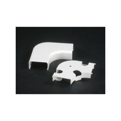 Wiremold 2911FO-FW Uniduct 2900 Series Radiused Flat Elbow Fitting ...
