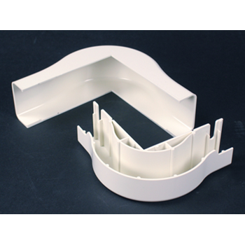 Wiremold 2918FO Uniduct 2900 Series Radiused External Elbow Fitting ...
