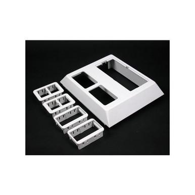 Wiremold 5007C-2RTGY Access 5000 Deep Device Plate Fitting - Pro AV ...