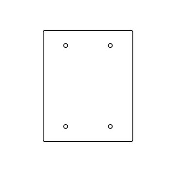 Wiremold RFB119-2SB RFB9 and RFB11 Series Blank Device Plate - Pro AV ...