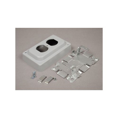 Wiremold 1546B 1500/2600 Series Overfloor Raceway Duplex Receptacle Box ...