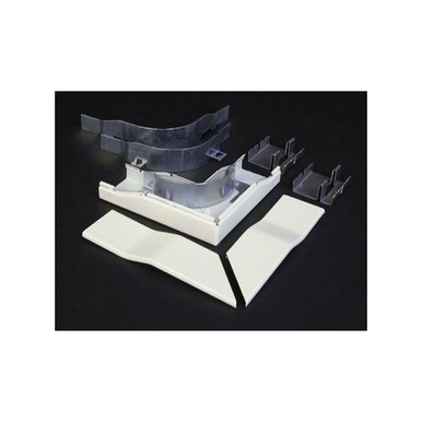 Wiremold V2411DFO 2400D Radiused Divided Flat Elbow Fitting - Pro AV ...