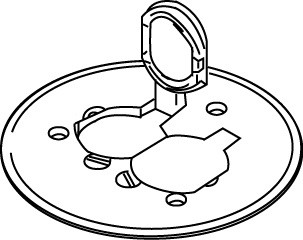 Wiremold 895TCAL Ratchet-Pro 881 Series Duplex Cover Plate With Flip ...