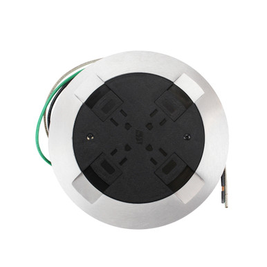 Wiremold PSRC9TCAL Poke-Thru Psr Series Flush Mount Cover, Quad 15A ...