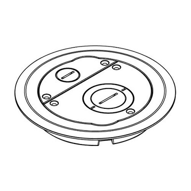 Wiremold 6CFFTCBK Evolution 6AT Series Furniture Feed Cover Assembly ...