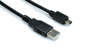 Hosa USB-206AM High Speed USB Cable, Type A to Mini B, 6 ft - Pro AV ...