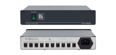 Kramer VA-100P 10-Outlet Power Supply for 12V DC Kramer Models - Pro AV ...