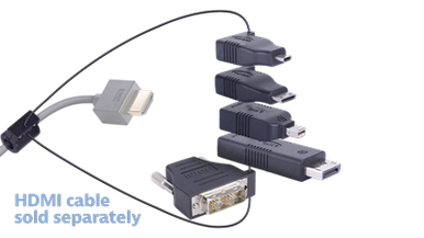 UNIVERSAL HDMI ADAPTER RING COMPLETE ASSEMBLY WITH 5 ADAPTERS - Pro AV ...