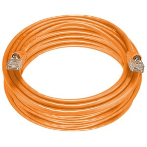 NTI cat6-100-orange CAT6 Stranded Unshielded Cable, Orange, 100 feet ...