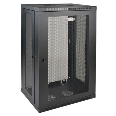 Tripp Lite SRW21U 21U Wall Mount Rack Enclosure Cabinet w/ Door and ...