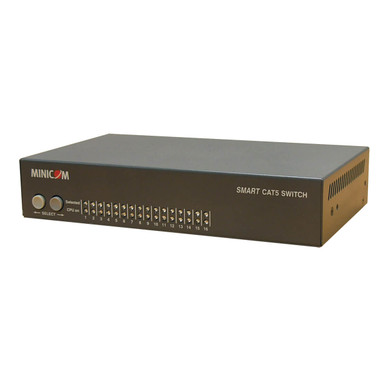 Tripp Lite 0SU22182 Minicom SMART 116 SPU 16-Port Cat5 KVM Switch PS/2 ...