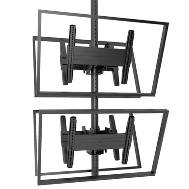 Chief MCB1X2U Fusion Medium Stacked 2 sided Ceiling Mounts For Menu ...