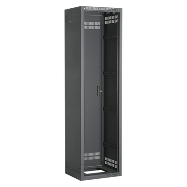 Atlas 244-18 44 Space Rack Unit, Adj Rails, inclu Rear Door, 18 in OD ...