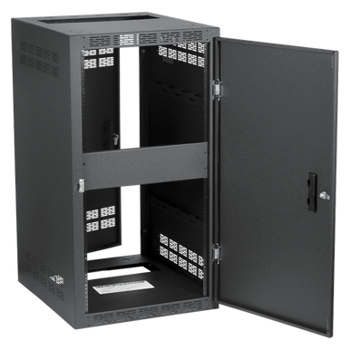 Atlas 224-25 24 Space Rack Unit, Adj Rails, inclu Rear Door, 25 in OD ...