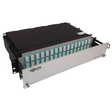 Tripp Lite N48M-32M8L4-03 Preloaded Fiber Patch Panel, 2U - 32x 8F ...
